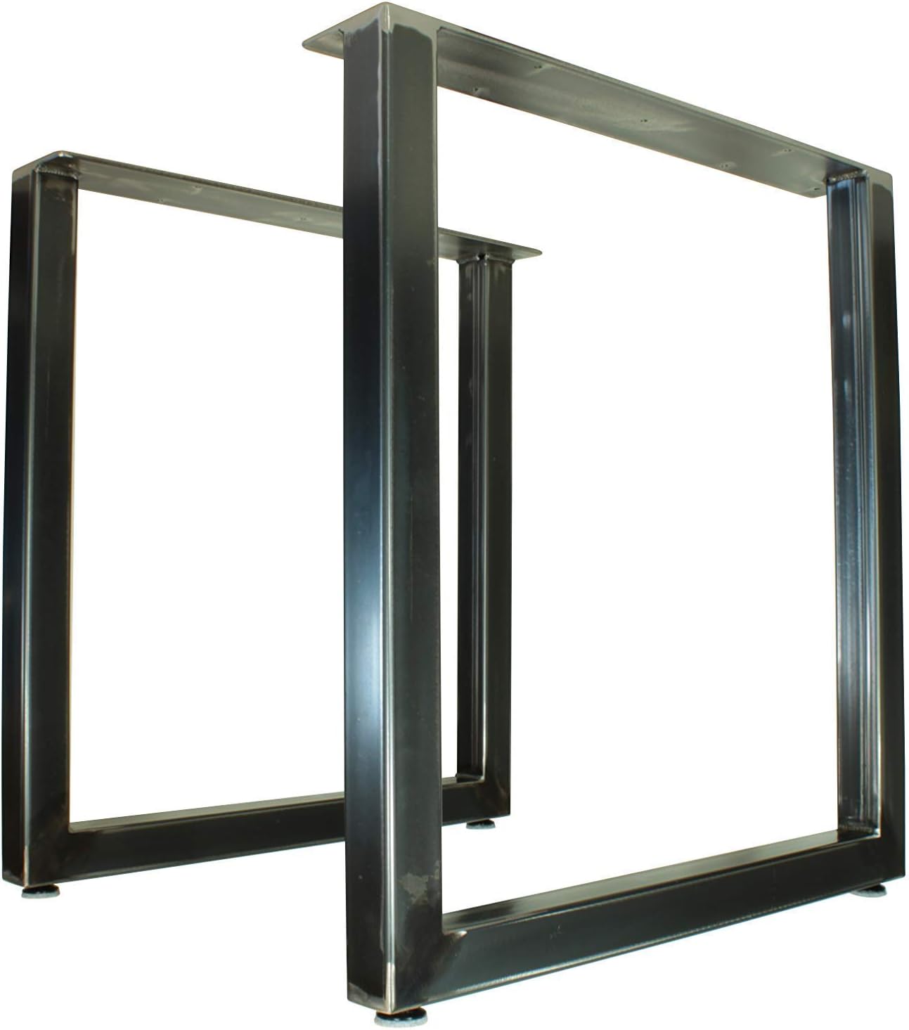Amazon.com: Metal Table Legs - Made in The USA - U Style - Rustic ...