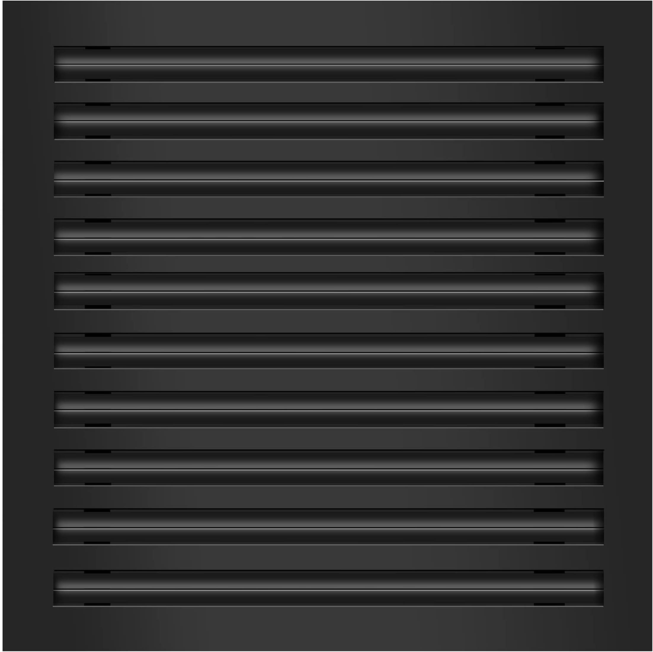 BUILDMART - 20x20 Modern AC Vent Cover - Decorative Black Aluminum Air ...