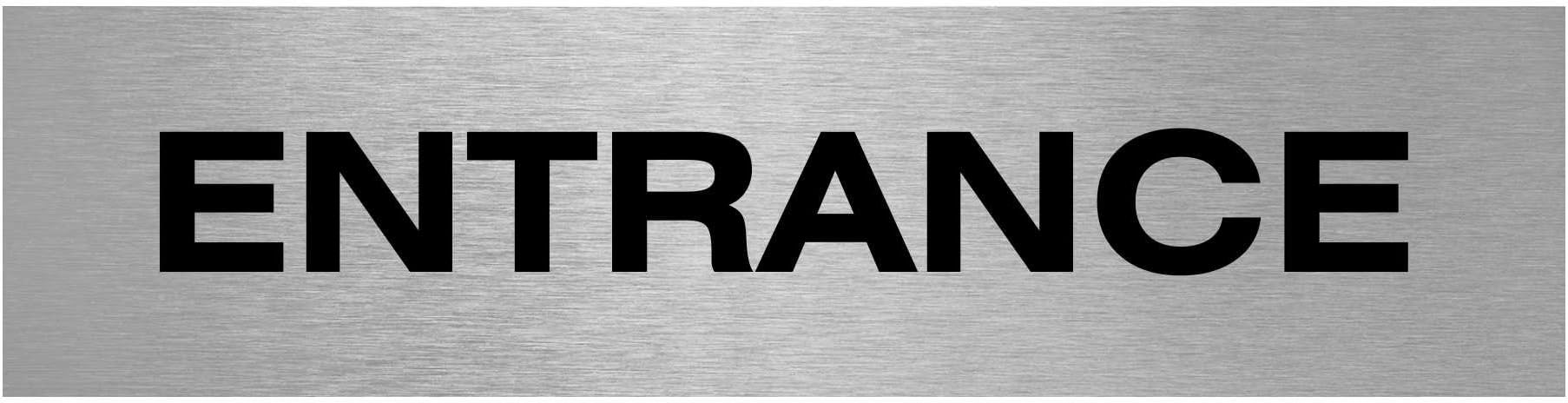 Slimline Aluminium Entrance Sign : Amazon.co.uk: Stationery & Office ...