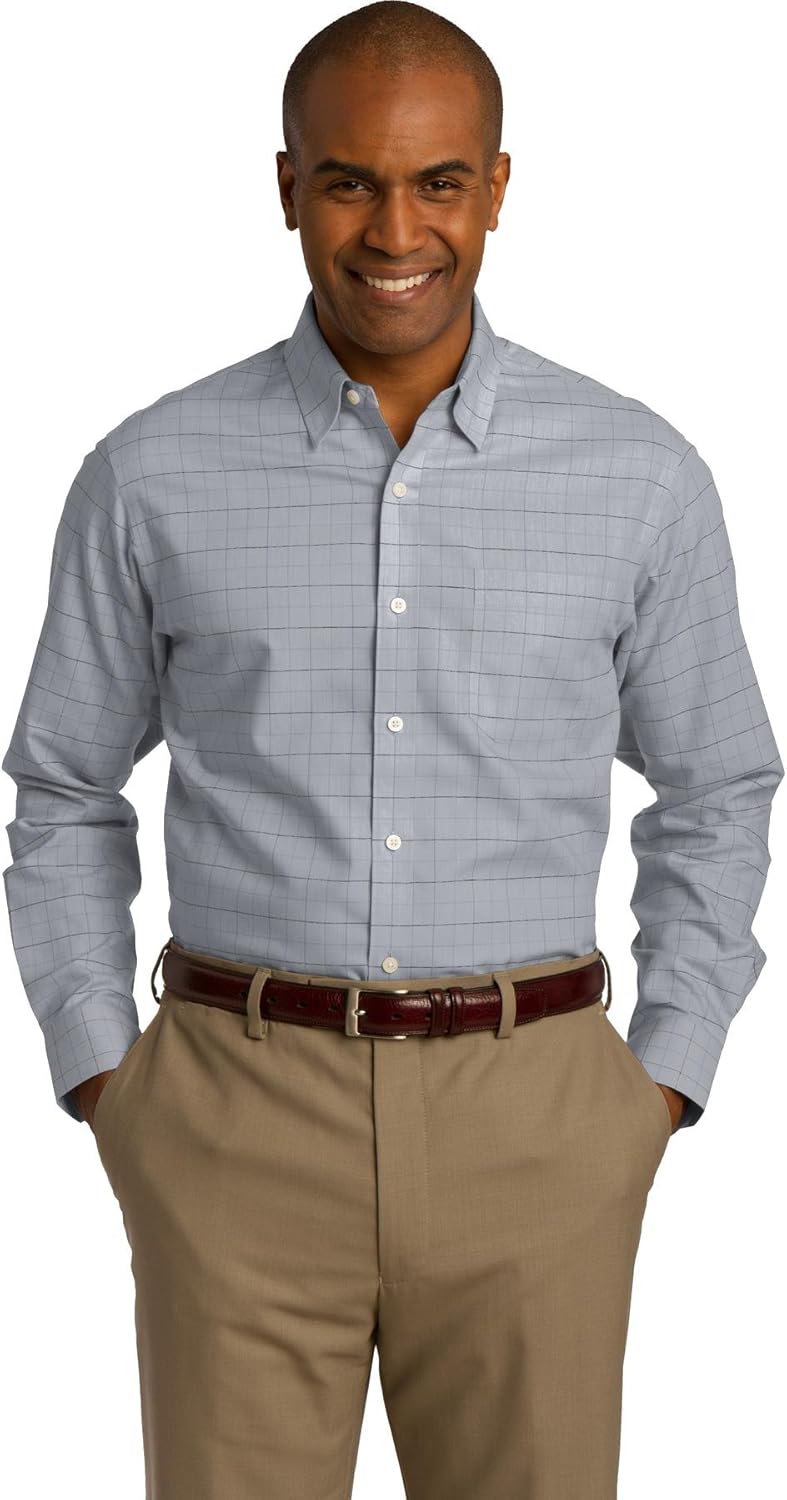 Red House Windowpane Plaid Non-Iron Shirt. RH70 : Amazon.ca: Clothing ...