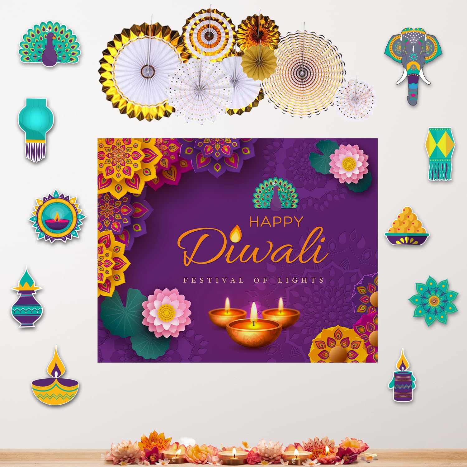Party Propz Diwali Decoration Items for Home Decor - 21Pcs Diwali ...