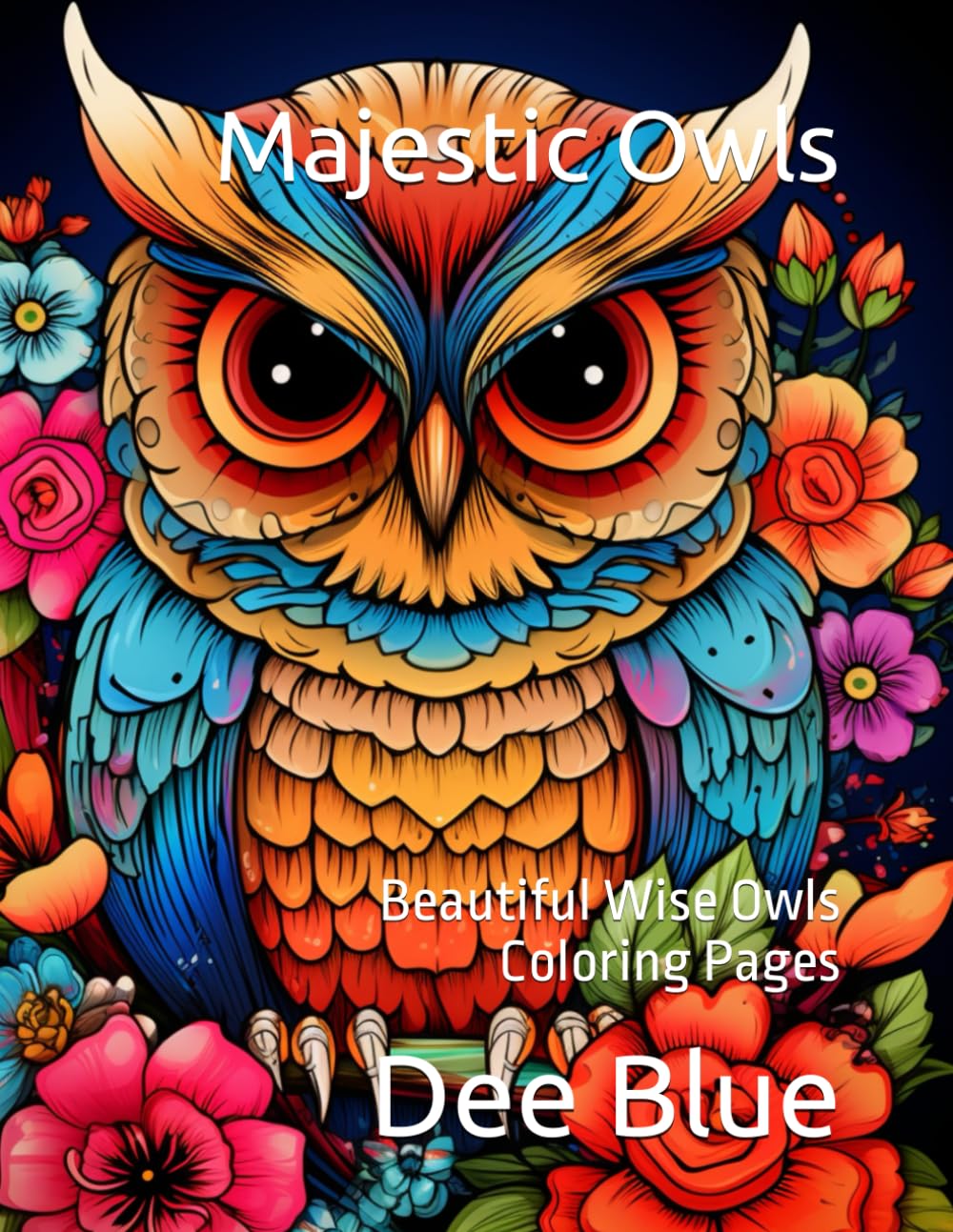 Amazon.com: Majestic Owls : An Adult Coloring Adventure: Beautiful Wise ...