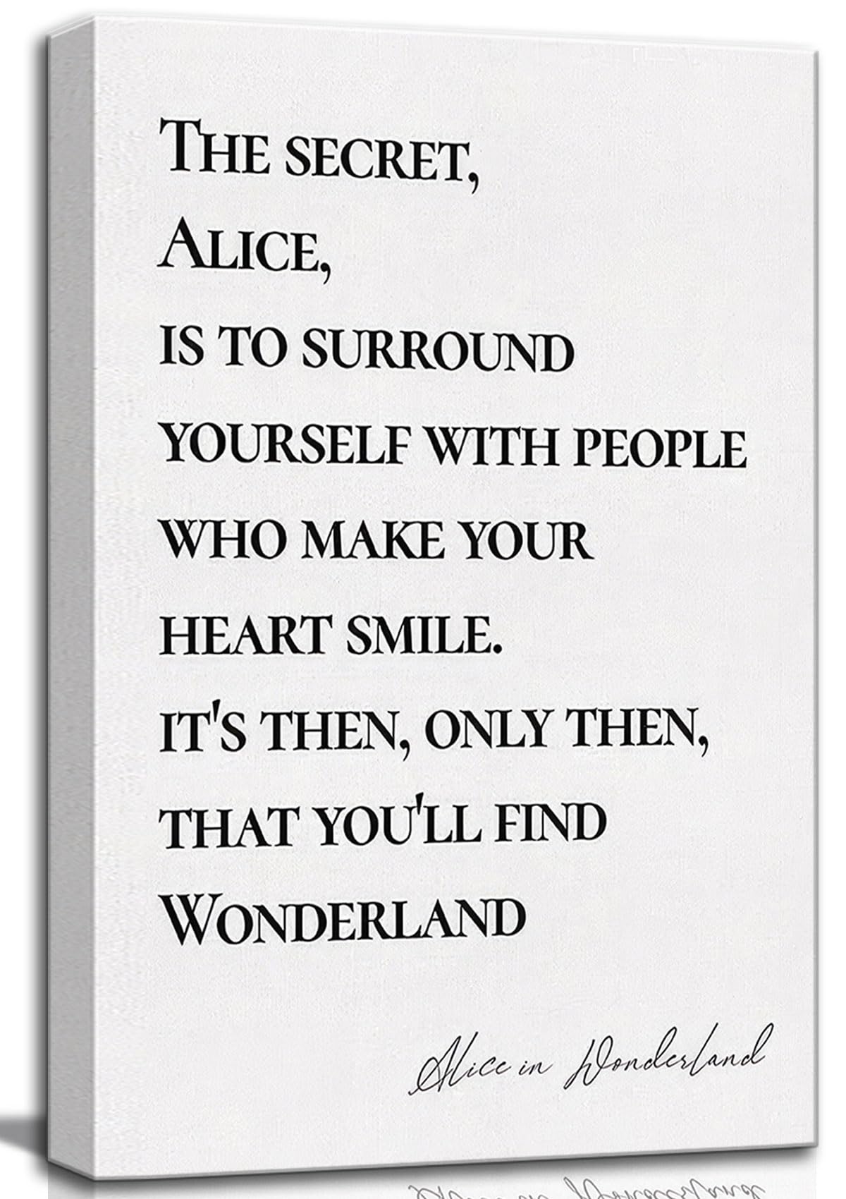 Amazon.com: Inspirational Office Canvas Wall art Black and White ...