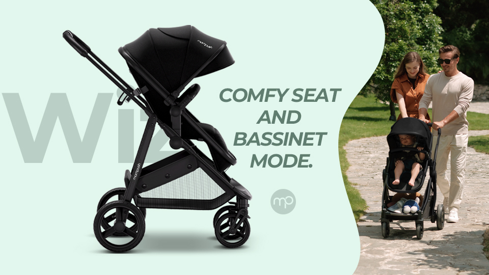 Snapklik.com : Mompush Wiz 2-in-1 Convertible Baby Stroller