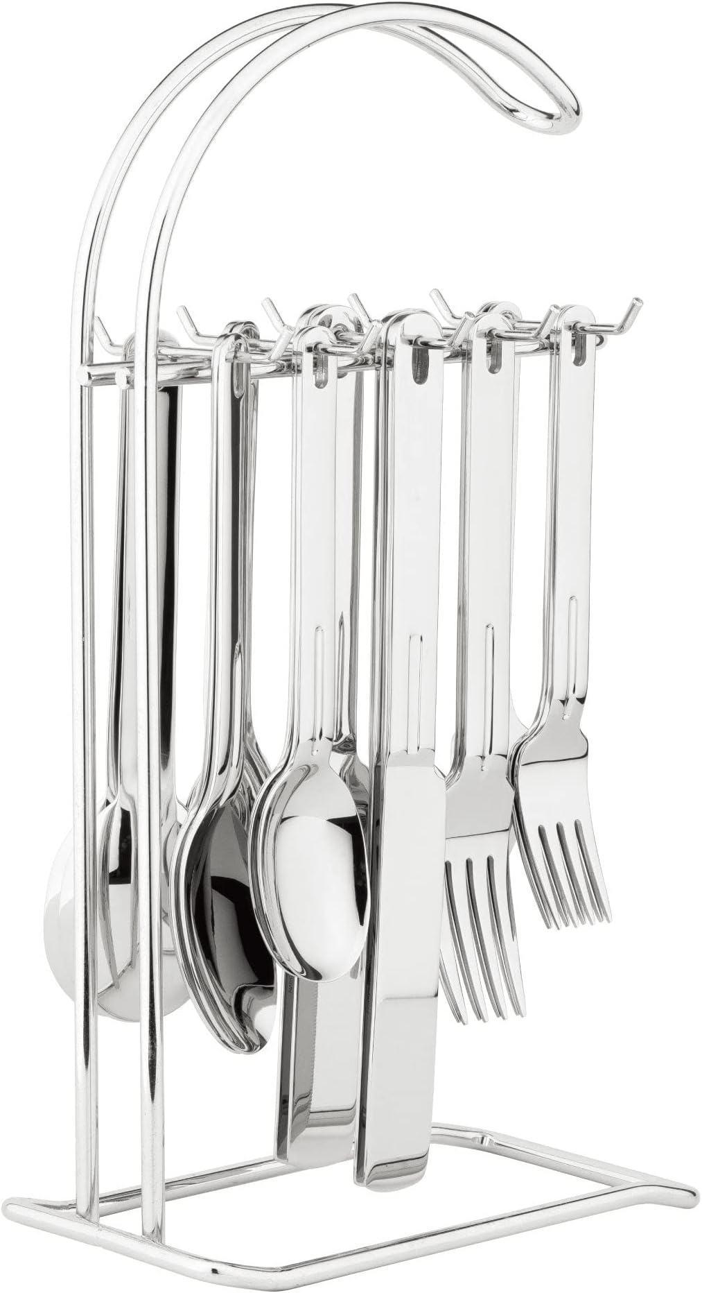 Amazon.com | Santoro 20 Piece stainless Steel Flatware Set with Hanging ...
