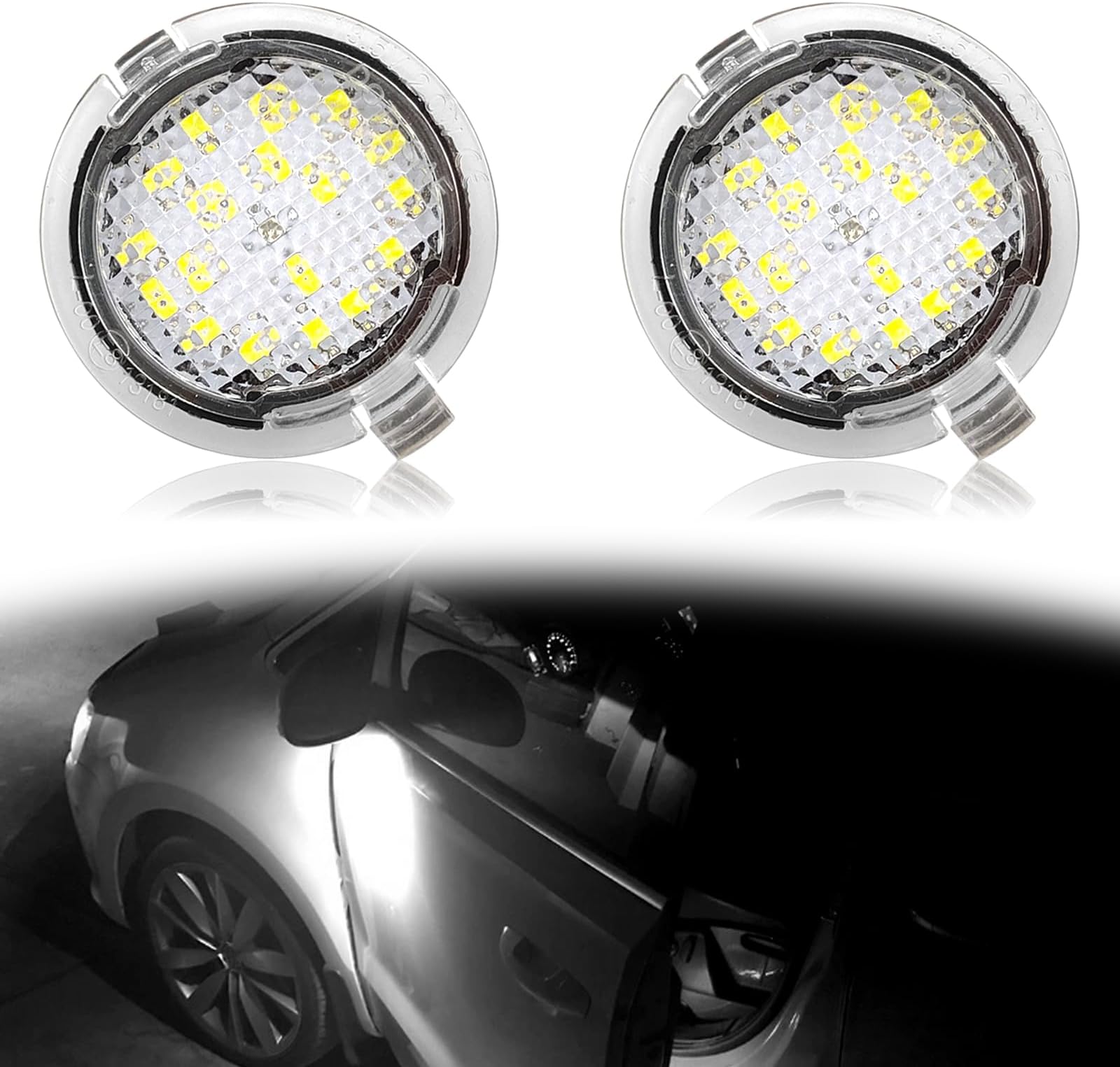 Amazon.com: LED Under Side View Mirror Puddle Lights Assembly ...