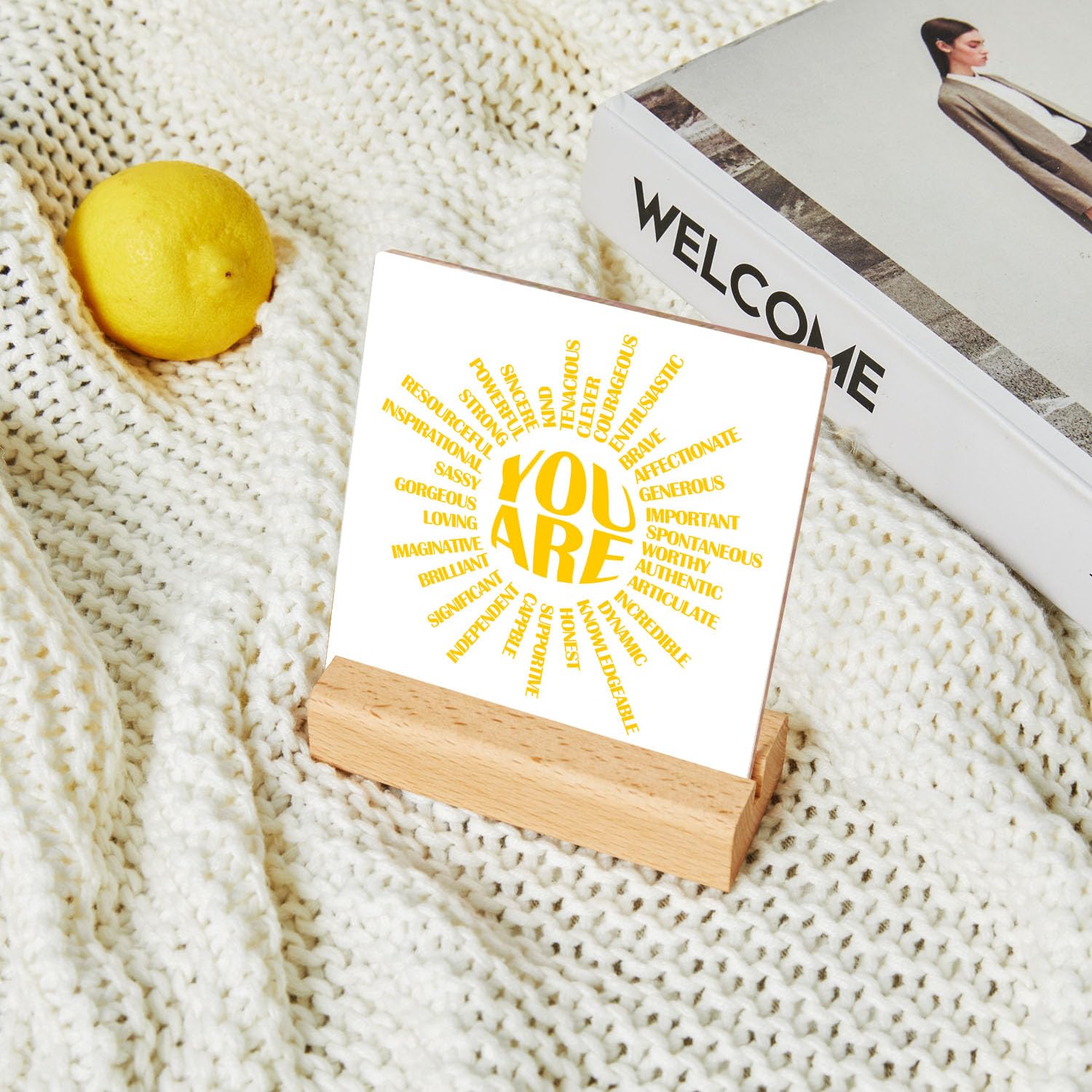 Snapklik.com : Inspirational Sign For Office Desk Sign For Coworkers ...