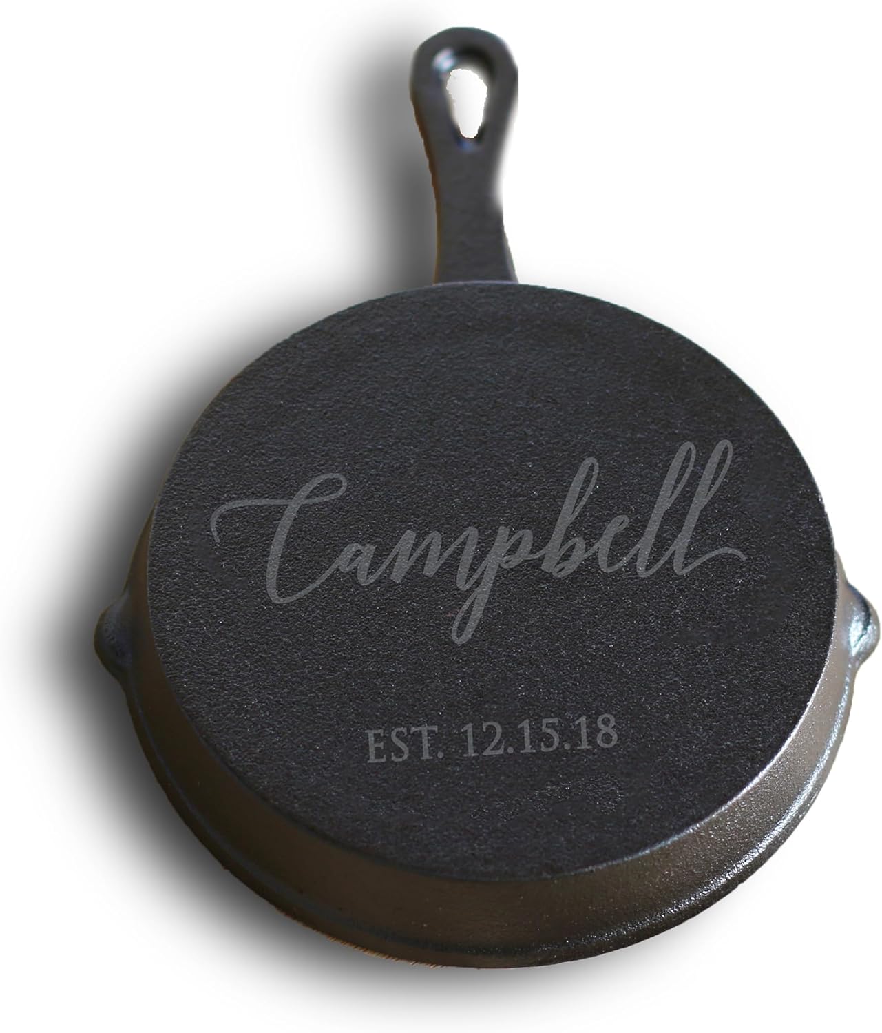 Amazon.com: MYETCHEY Personalized Engraved Cast Iron Pan, Customized ...