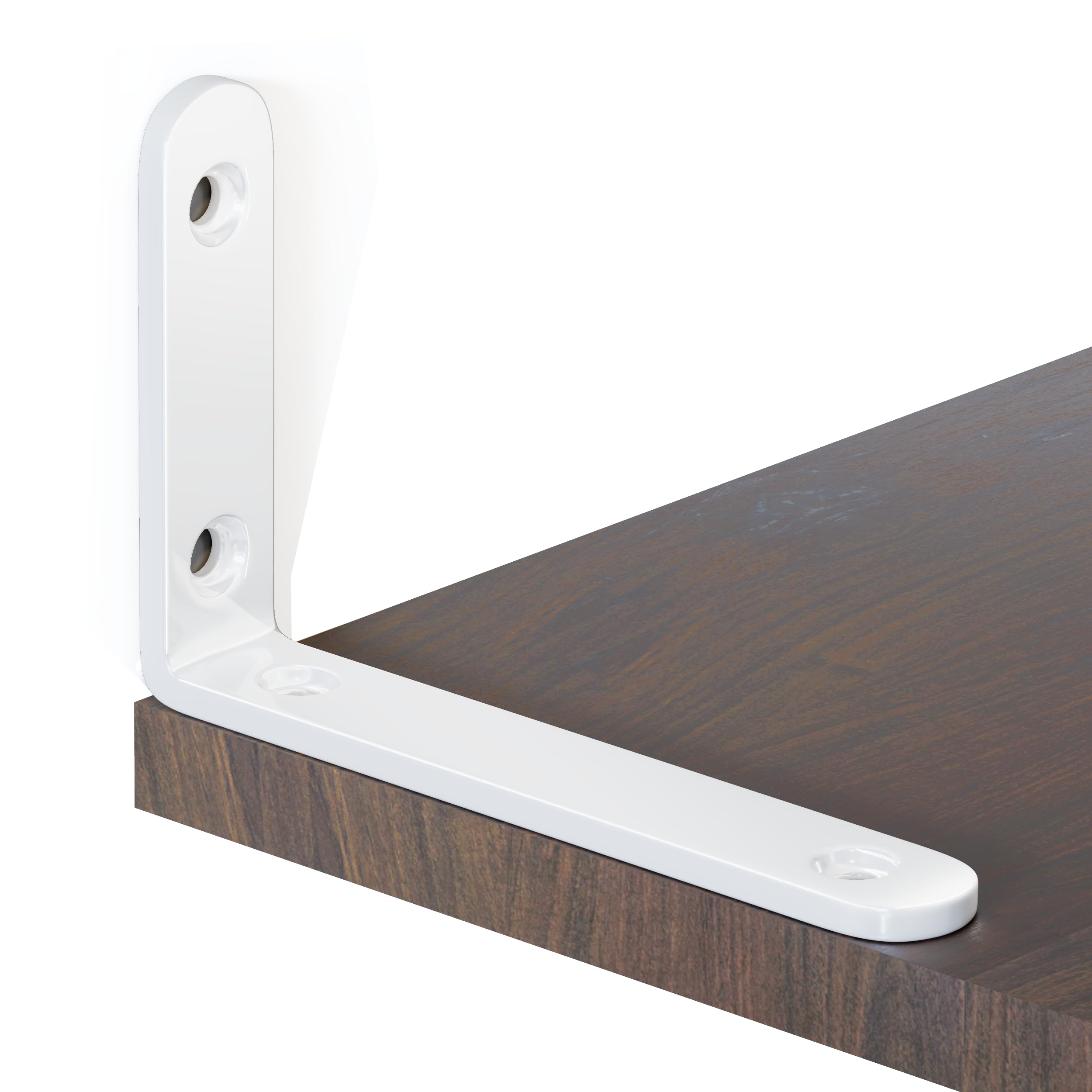 White Shelf Brackets