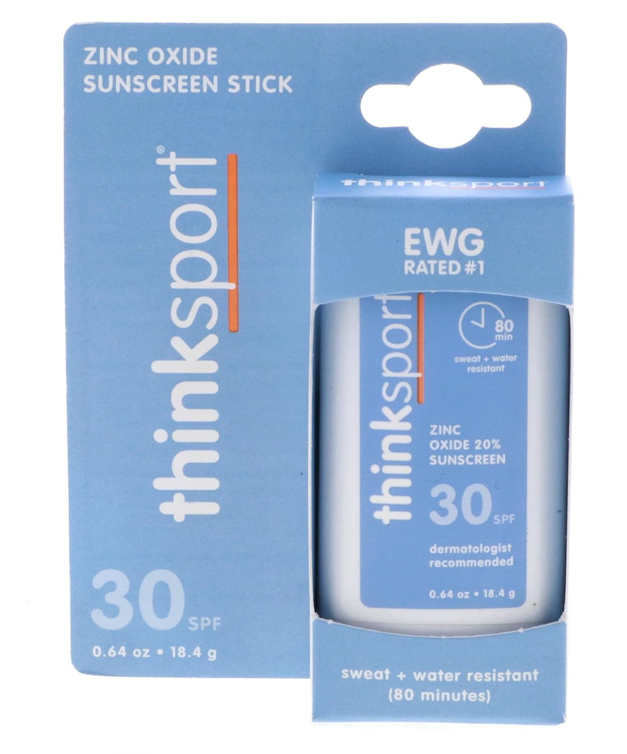 Amazon.com: Thinksport Safe Sunscreen Stick SPF 30 (3 pack) : Beauty ...