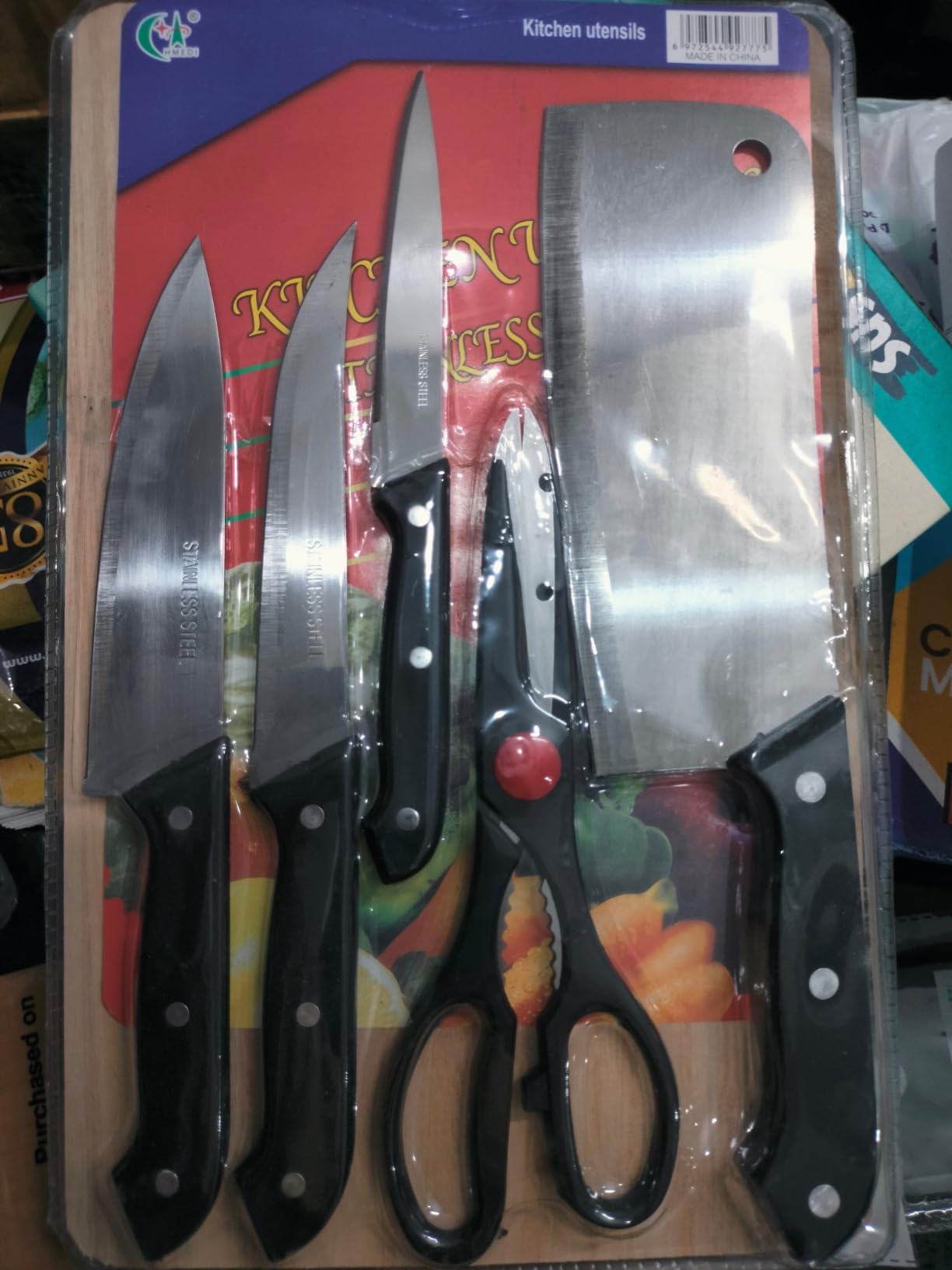 Buy Kitchen Bloom Knife Set Dishwasher Safe, Sharp Stainless Steel ...