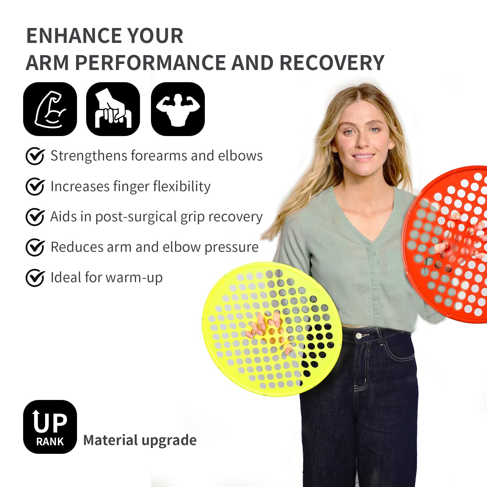Snapklik.com : ZHIAMZ Hand Exercise Webs For Physical Therapy, Hand ...