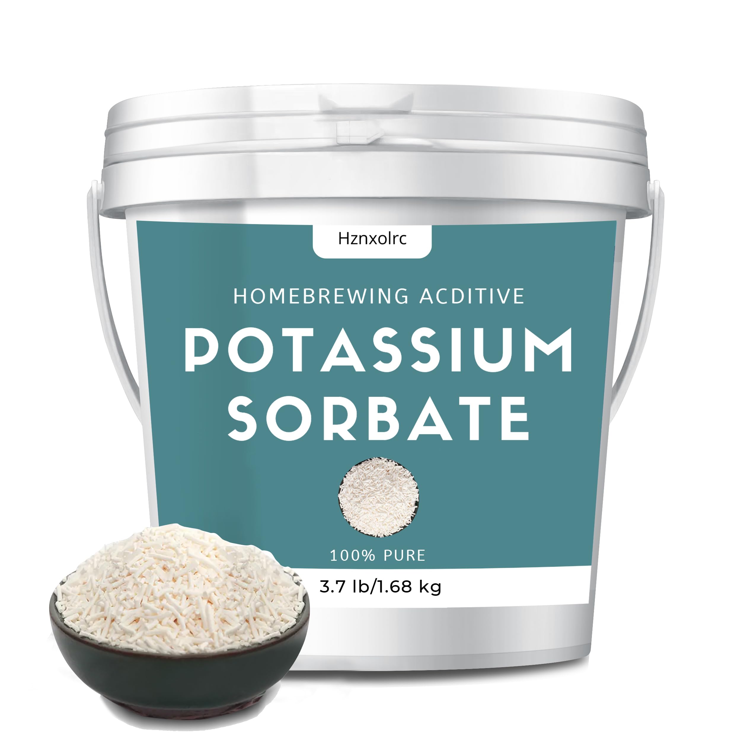 Amazon.com: 3.7 lb Potassium Sorbate Food Grade, 100% Pure, Premium ...