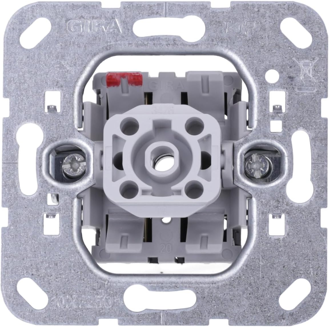 GIRA System 55 reinweiß glänzend - 10er Set Wippe Aus/Wechsel : Amazon ...