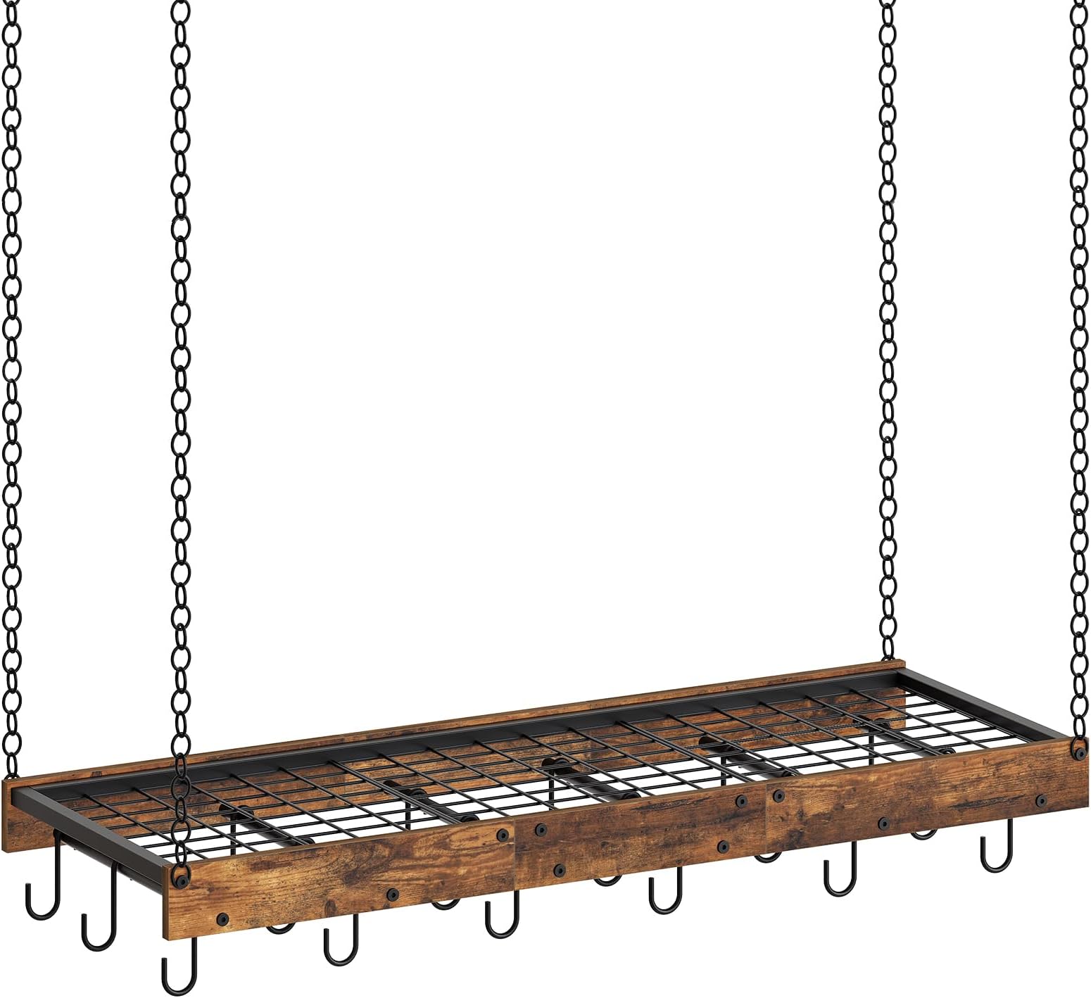 Amazon.com: CHOEZON Hanging Pot Rack, Ceiling Wall Mounted Pot Rack for ...