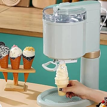 Amazon.com: 1L Soft Ice Cream Machine for Home, Automatic Mini Ice ...