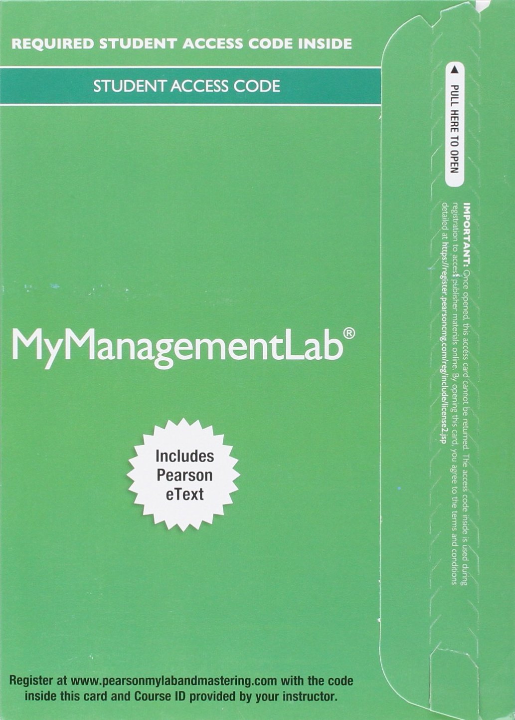 MyLab Management with Pearson eText - Access Card - for International ...