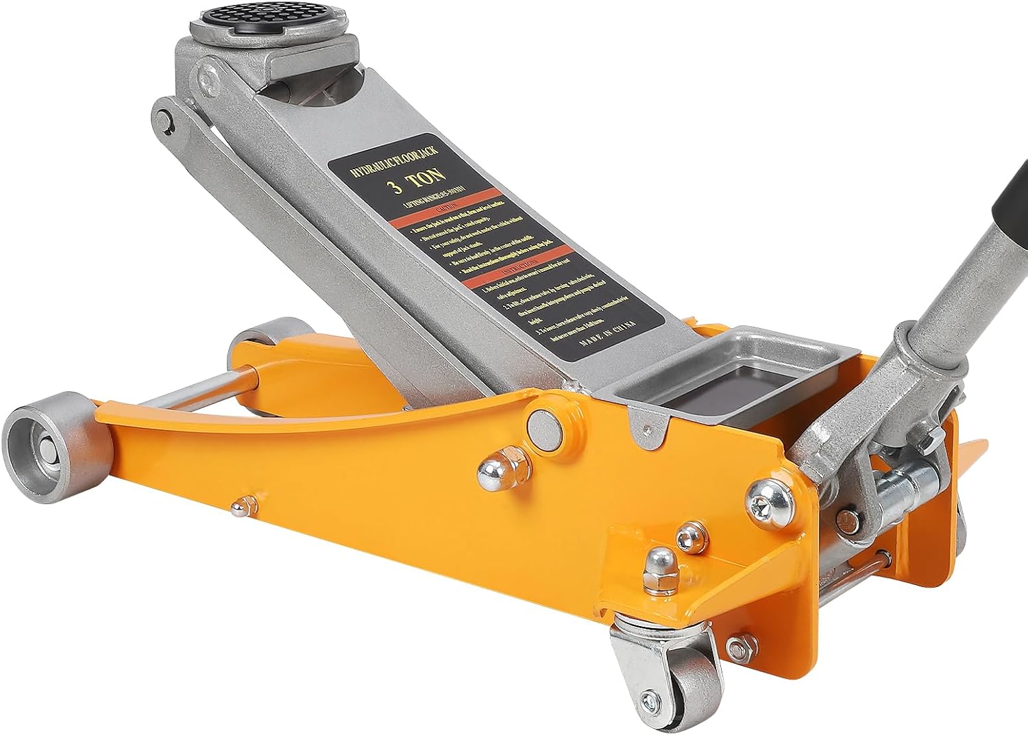 Amazon.com: 3 Ton Low Profile, Heavy-Duty Steel Racing Floor Jack with ...