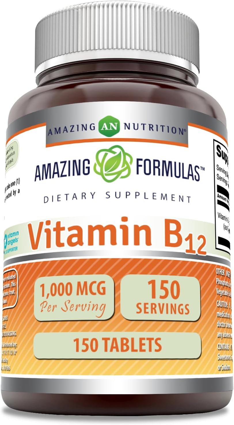 Amazon.com: Amazing Formulas Vitamin B12 | 1000 Mcg | Tablets ...