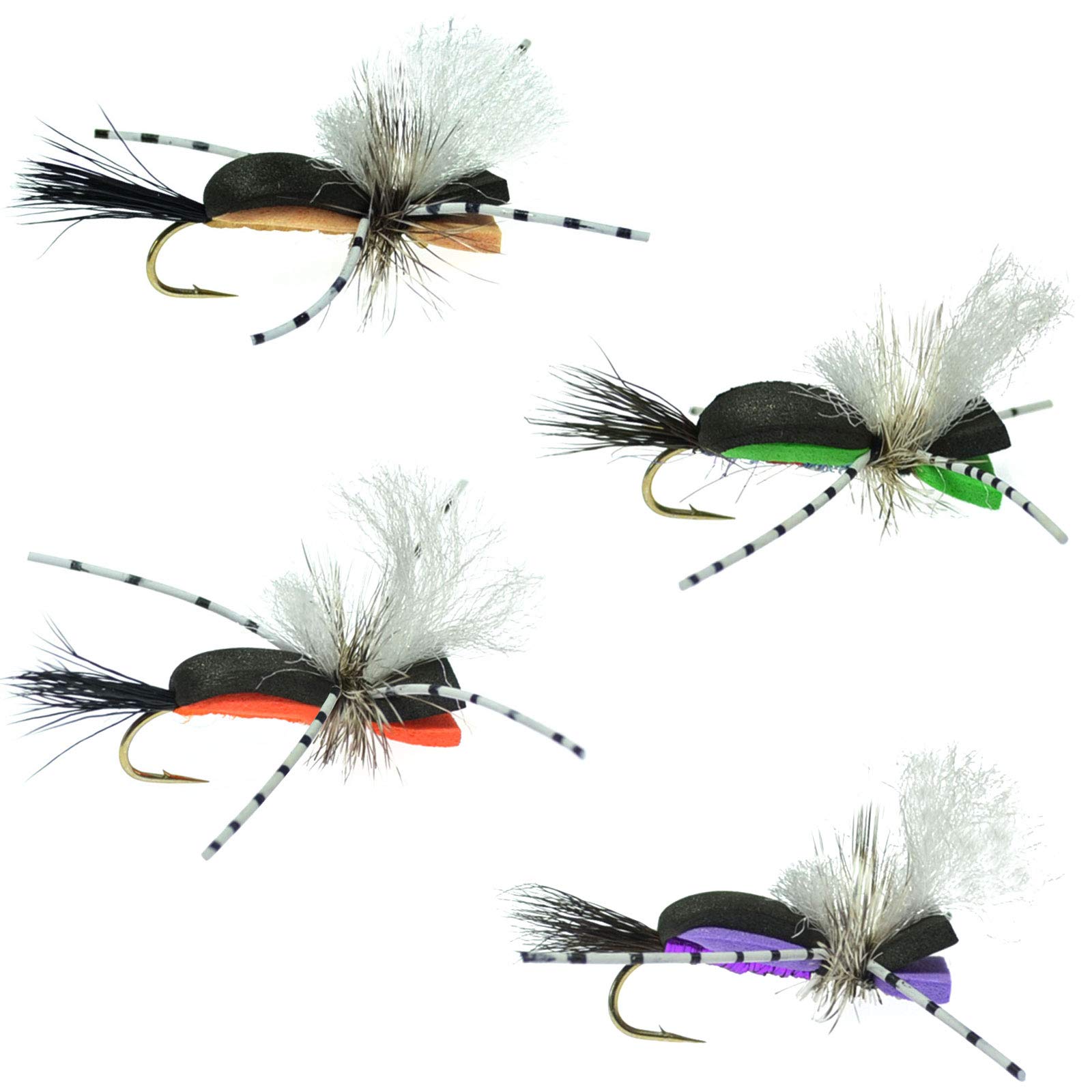 Purple Haze Fly River Ready Small Batch Hopper Box With 12 Assorted ...