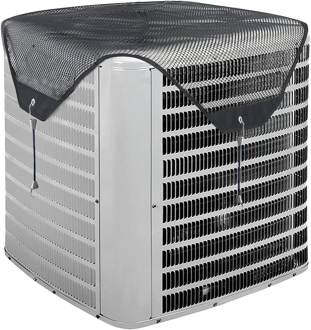 Amazon.com: Jeacent AC Cover all seasons Top,Air Conditioner Leaf Guard ...