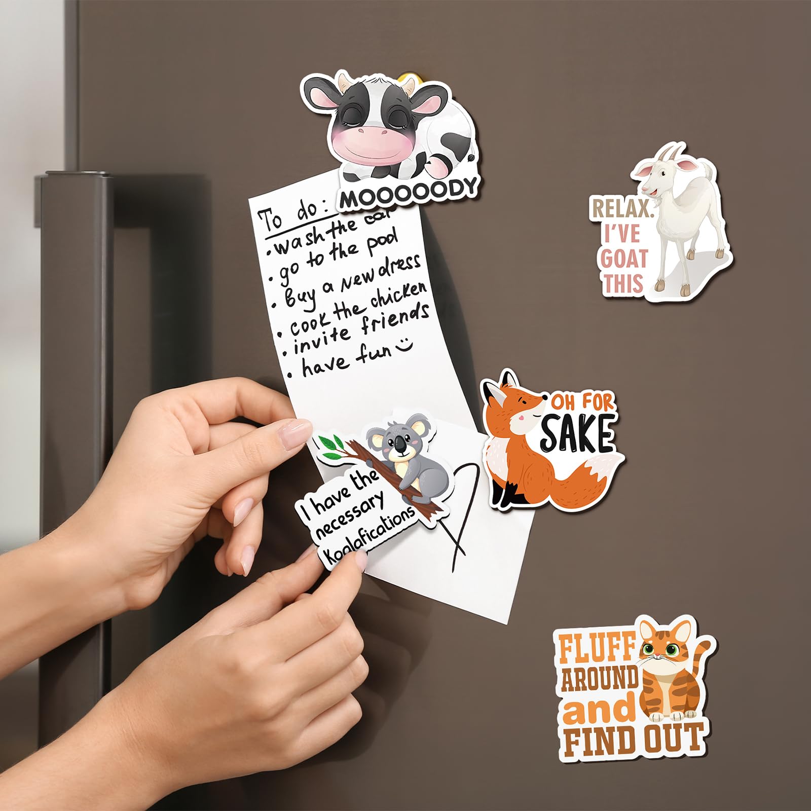 Snapklik.com : Kanayu 16 Pcs Funny Cute Magnets Adult Fridge ...
