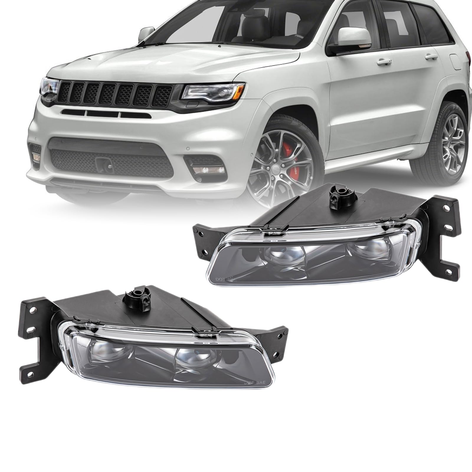 Amazon.com: YINZINR Left Driver & Right Passenger Sides LED Fog Light ...
