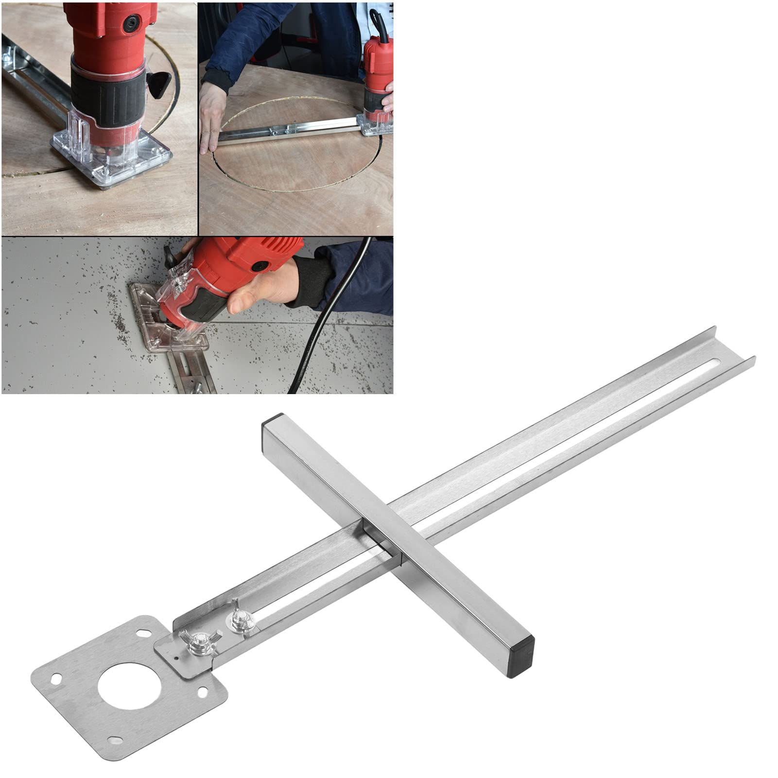 Woodworking Circle Cutting Jig, Circle Guide Kit, Alloy Steel Circle ...