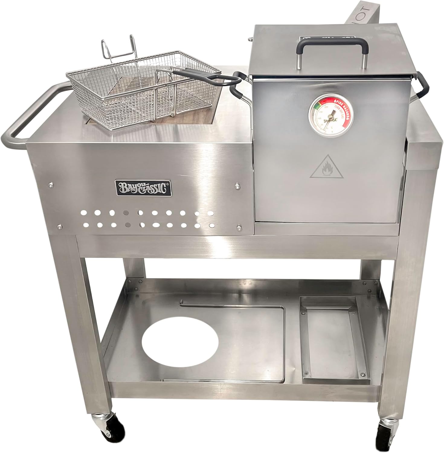 Amazon.com: Bayou Classic 700-727 2.5-gal Stainless Bayou® Fryer ...