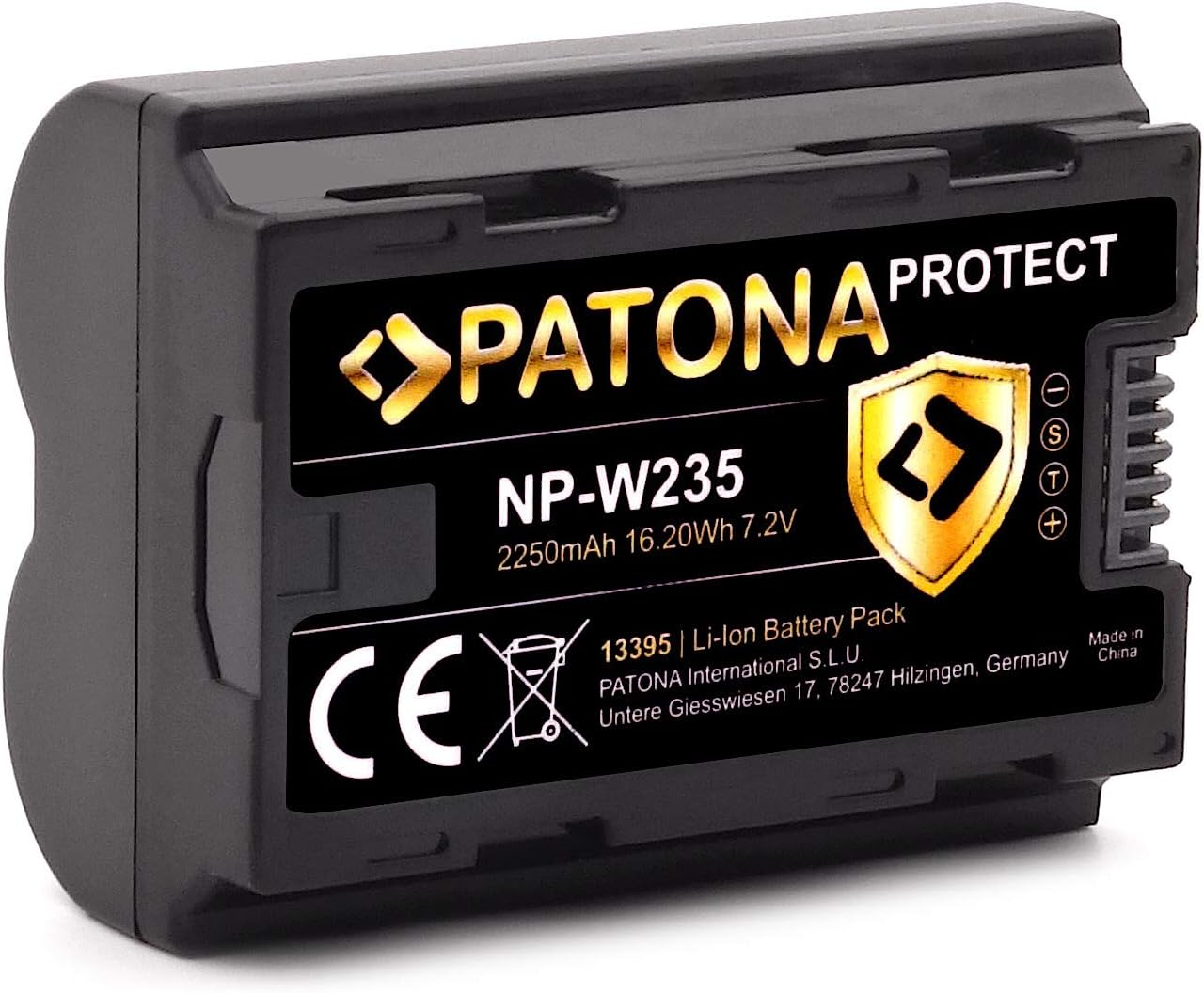 PATONA Protect V1 Akku NP-W235 kompatibel mit Fuji Fujifilm X-H2 X-H2s X-S20 X-T4 X-T5 GFX-100S ...