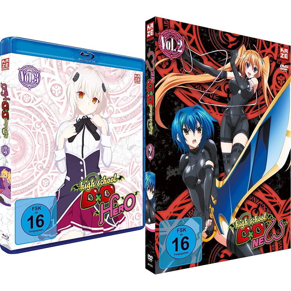 Highschool DxD: HERO - Staffel 4 - Vol.3 - [Blu-ray] & Highschool DxD: New - Staffel 2 - Vol.2 ...