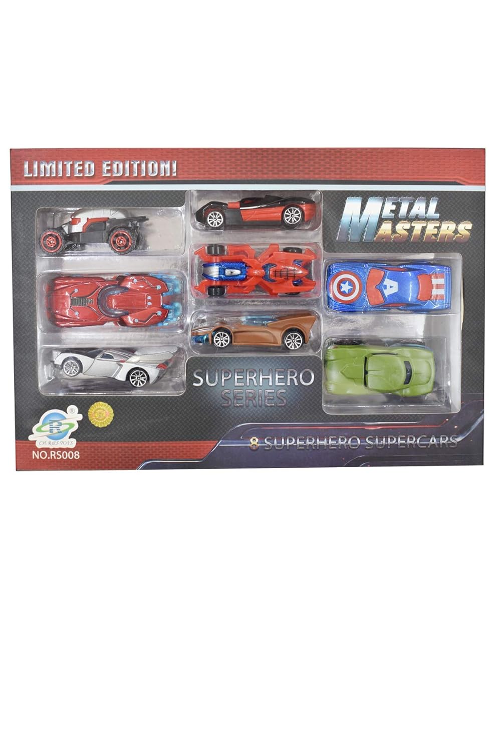 Generic Kids Car Toys Set Vehicle Toys Set for Kids Super Hero Cars Set ...
