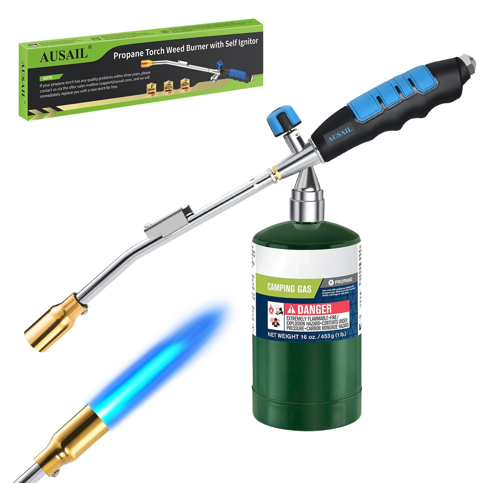 Snapklik.com : Grill Torch Charcoal Starter, Propane BBQ Torch,50 ...