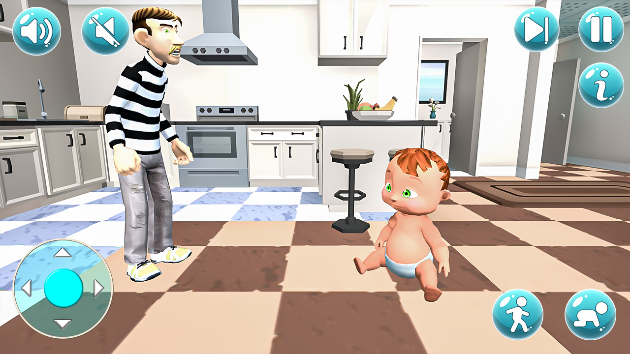 Where is your Virtual Naughty Baby and Daddy Fun Game: Find Baby ...
