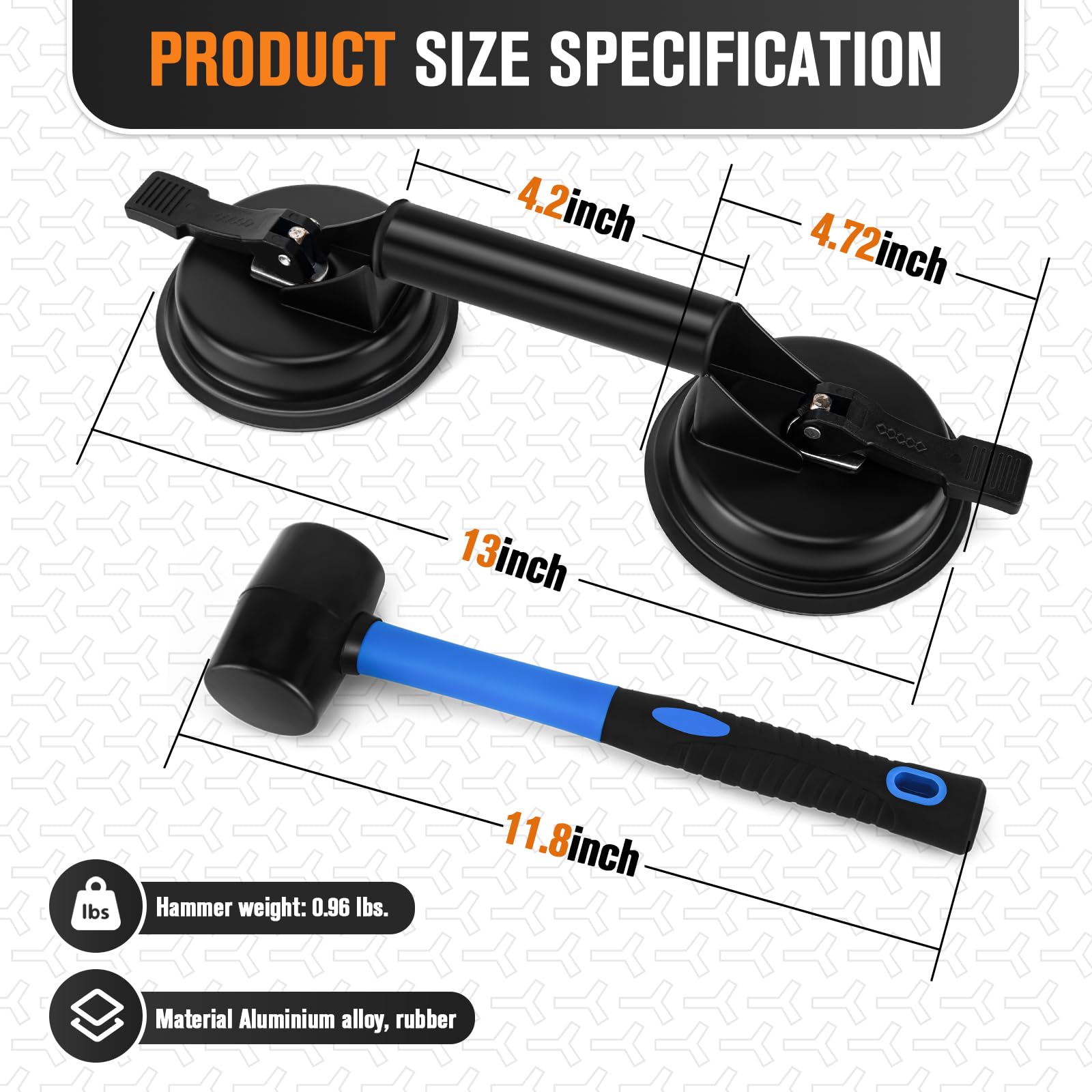Snapklik.com : Floor Gap Fixer Tool, Glass Suction Cups,Heavy Duty ...