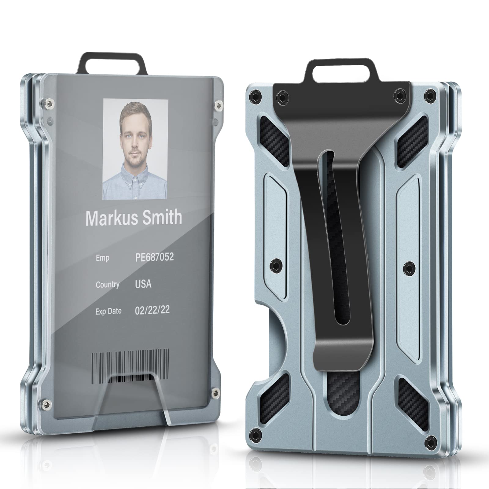 Minimalist Wallet For Men [Genuine Leather] Tactical Wallet RFID ...