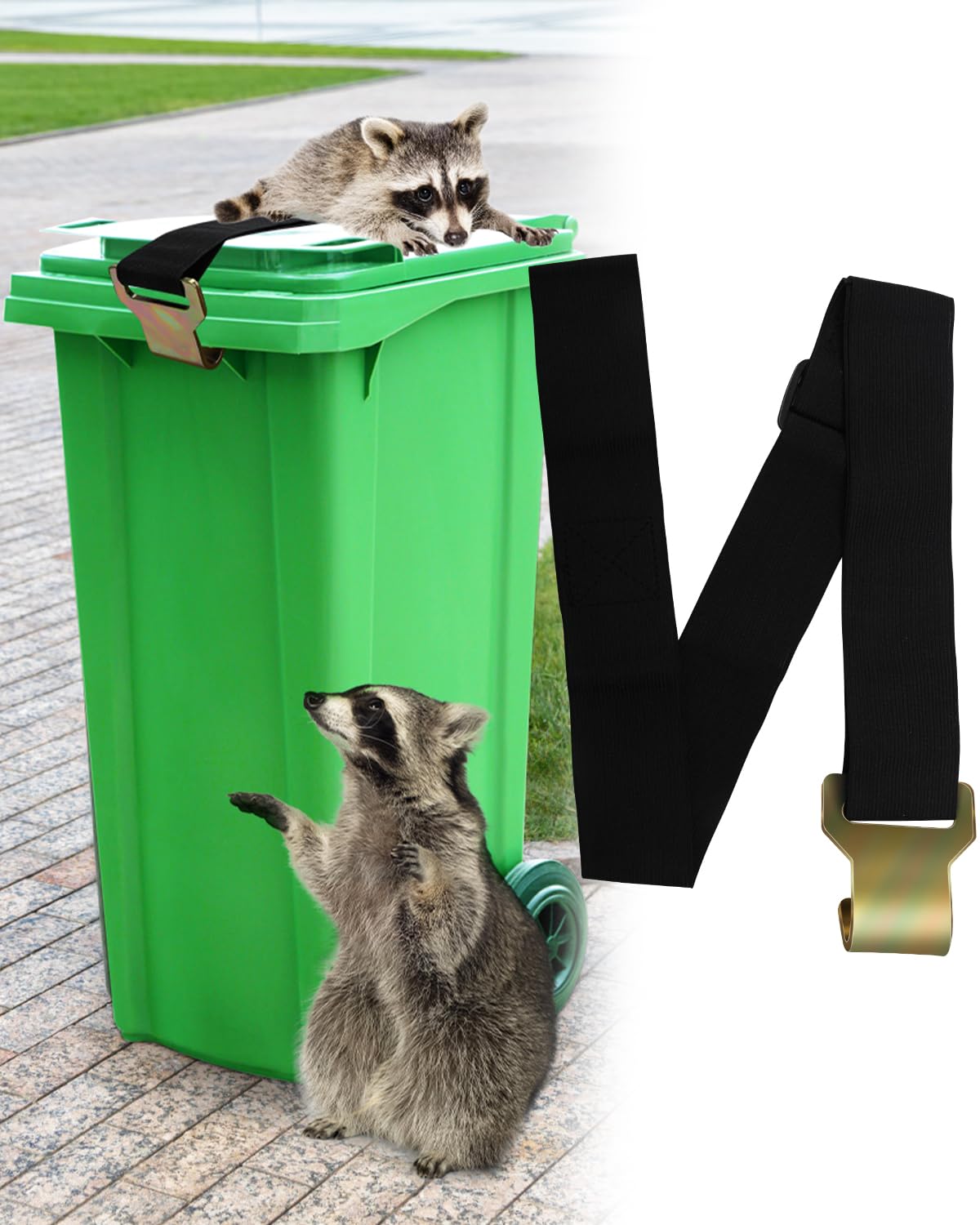 Amazon.com: Whtawtaw Bear Proof Trash Can Lid Lock, Universal ...