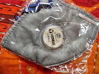 Venus V-410 V Flat Fold Dust Mask and Respirator with Venus's Patented ...