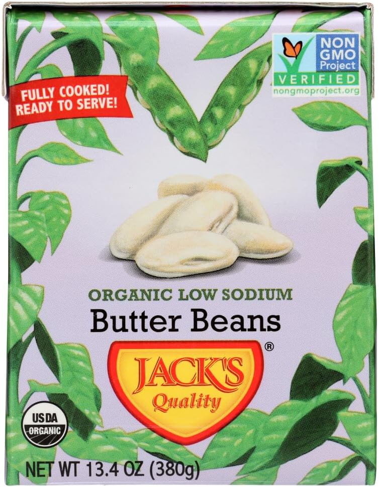 Amazon.com : (NOT A CASE) Organic Low Sodium Butter Beans : Grocery ...