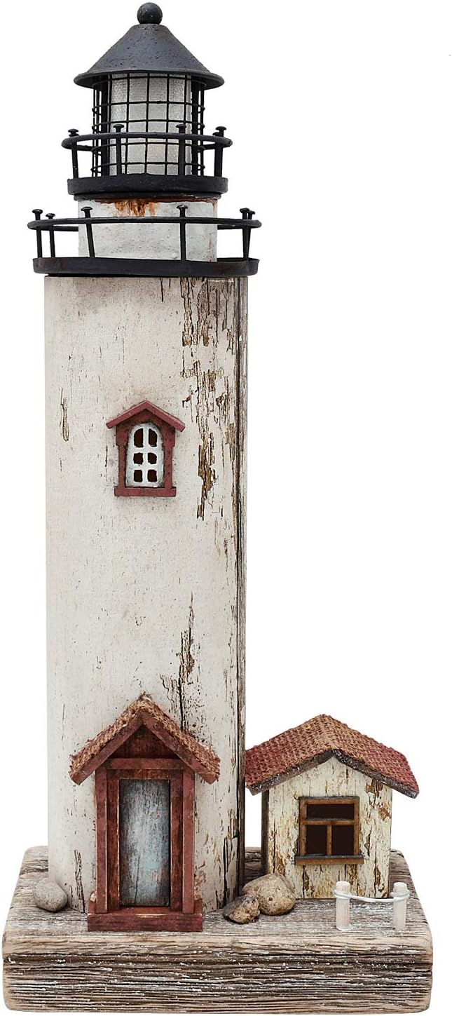 Amazon.com: MOMENTS IN TIME Acrylic LED & Water Spinning Lighthouse BO ...