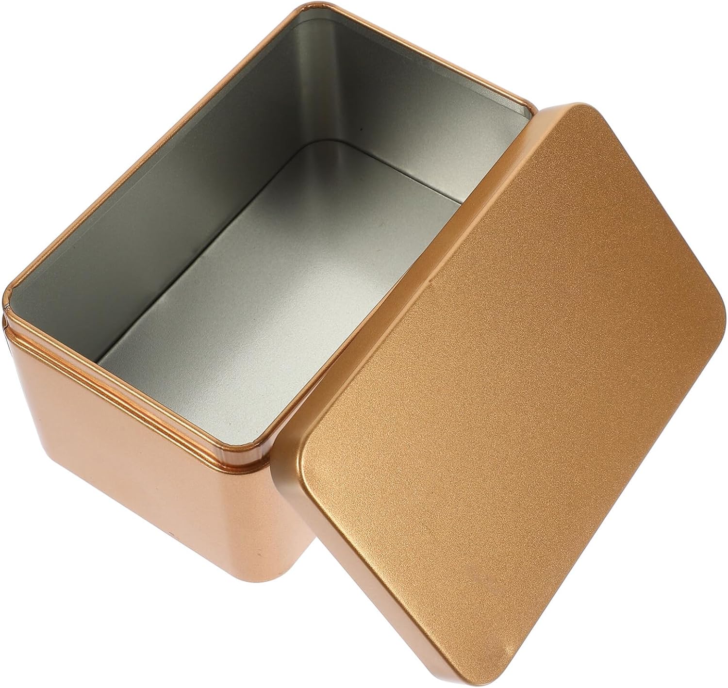 Amazon.com: VALICLUD Metal Storage Tin Rectangular Tinplate Box Mini ...