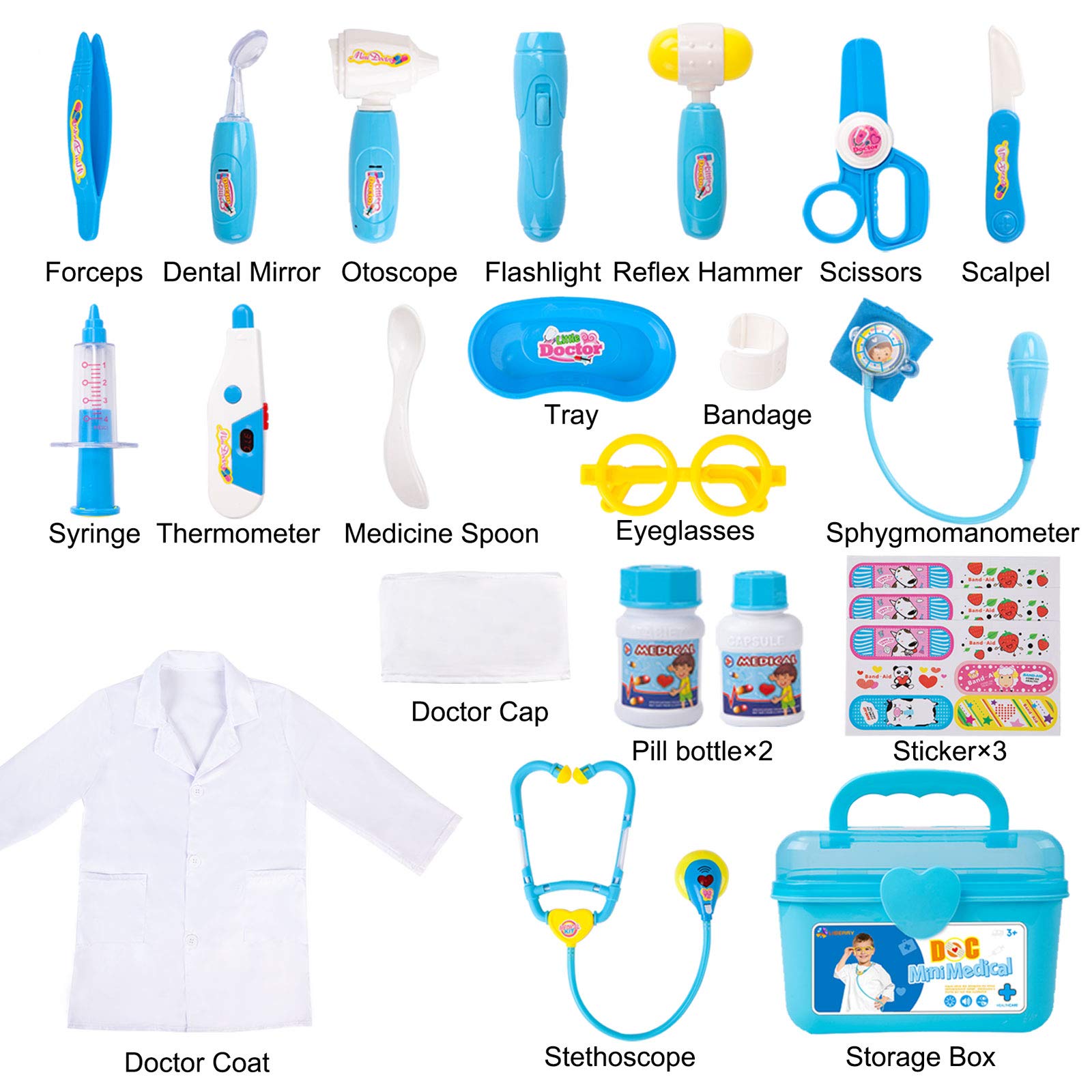 Snapklik.com : Liberry Toy Doctor Kit For Toddlers 3-5 Years Old Boys ...