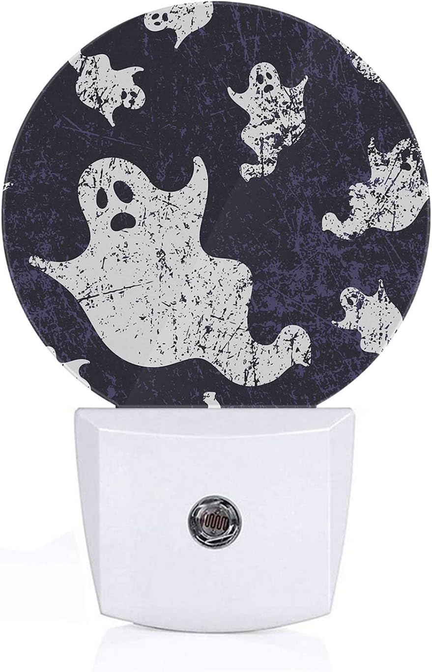 Axayaz Ghost Night Light Plug Into Wall Halloween Scary Skull Ghosts ...