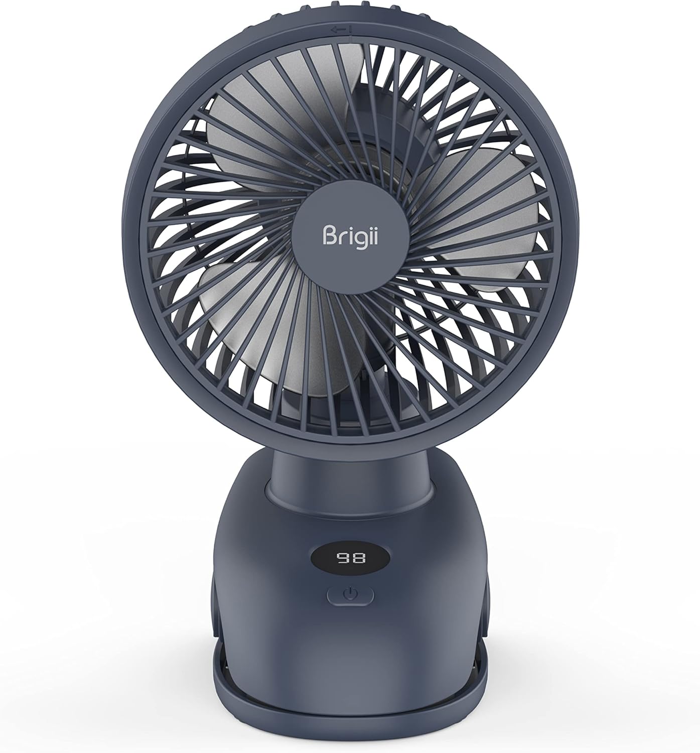 Amazon.com: Brigii Desk&Clip Fan, Small Fan 14H Long Battery Life ...
