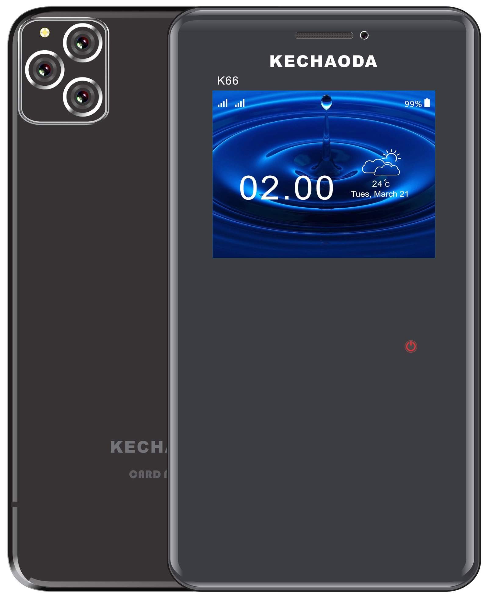 Buy Xifo Kechaoda Model K66 Mini 1.54 inch Colour Display Card Phone ...