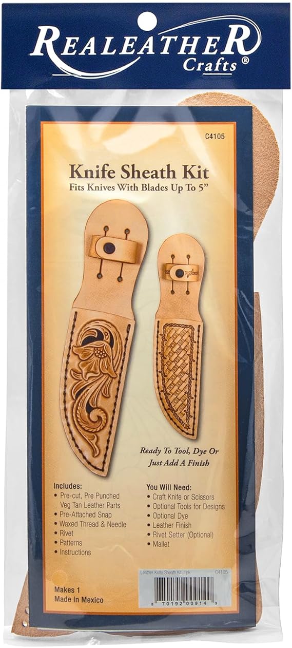 Amazon.com: Realeather Knife Sheath Kit, Natural