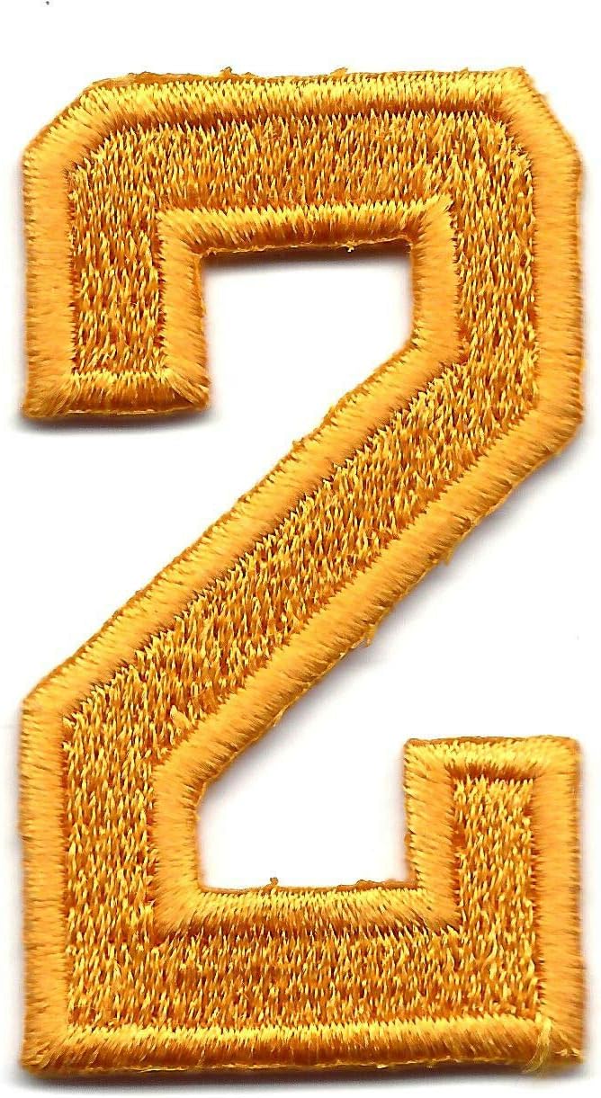 Amazon.com: NUMBERS - Golden Yellow Number"2" (1 7/8") Iron On ...