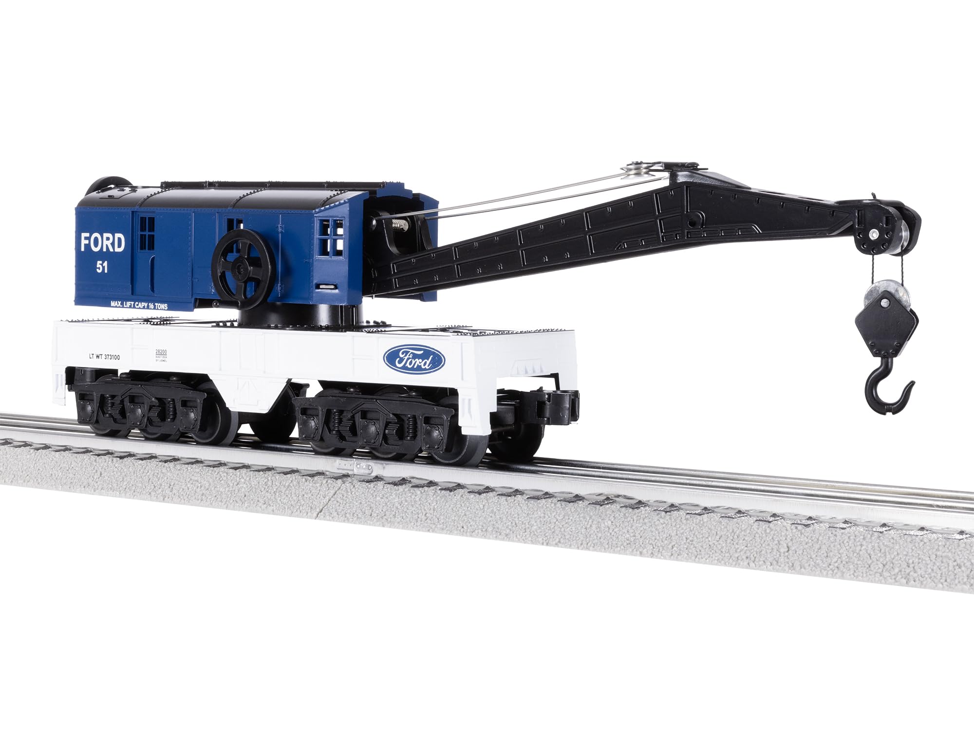 Amazon.com: Lionel Ford O Gauge Model Train Crane Car : Toys & Games