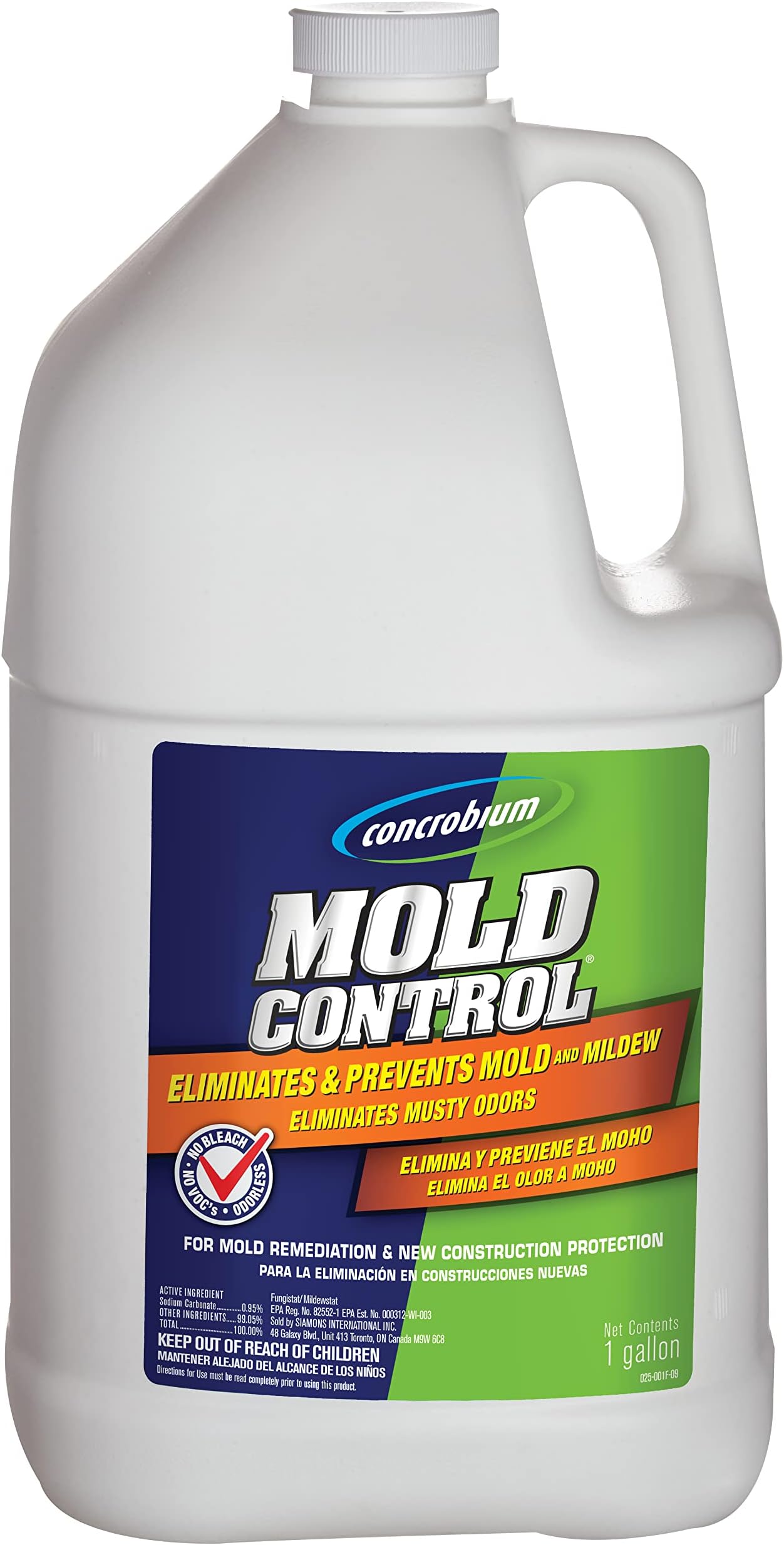 Amazon.com: concrobium 25001 Mold Control Jug, Gallon
