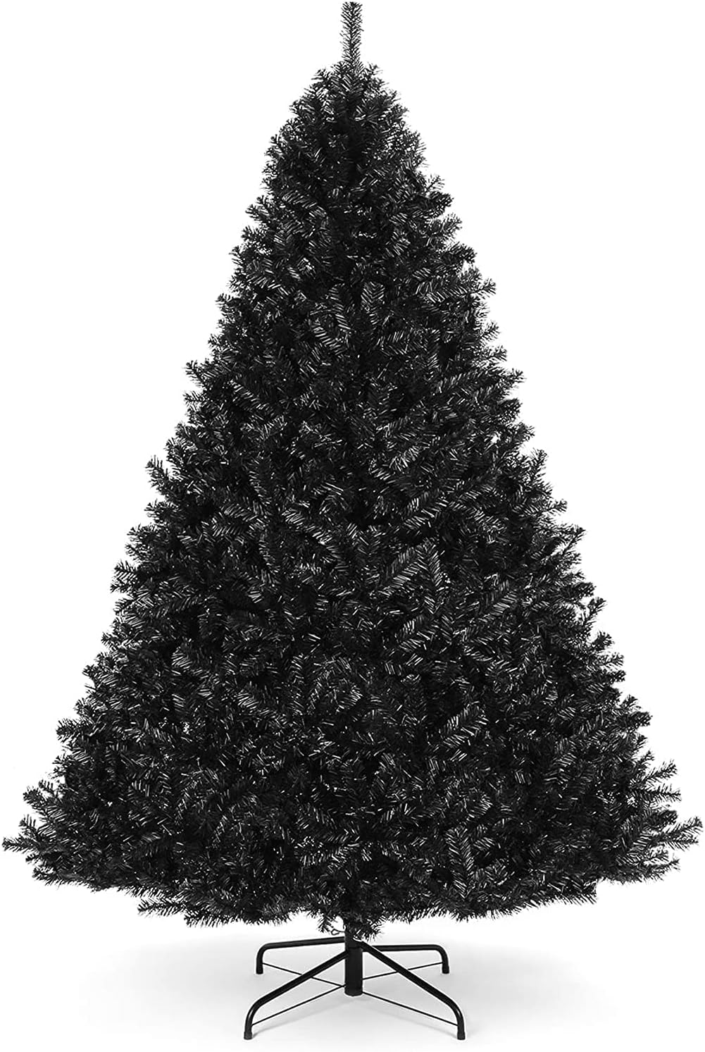 SHATCHI 6ft Black Artificial Christmas Tree Xmas Home Decorations Décor ...